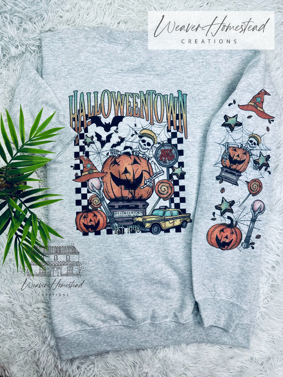 Groovy Stars Halloweentown With Sleeve – Weaver Homestead Creations