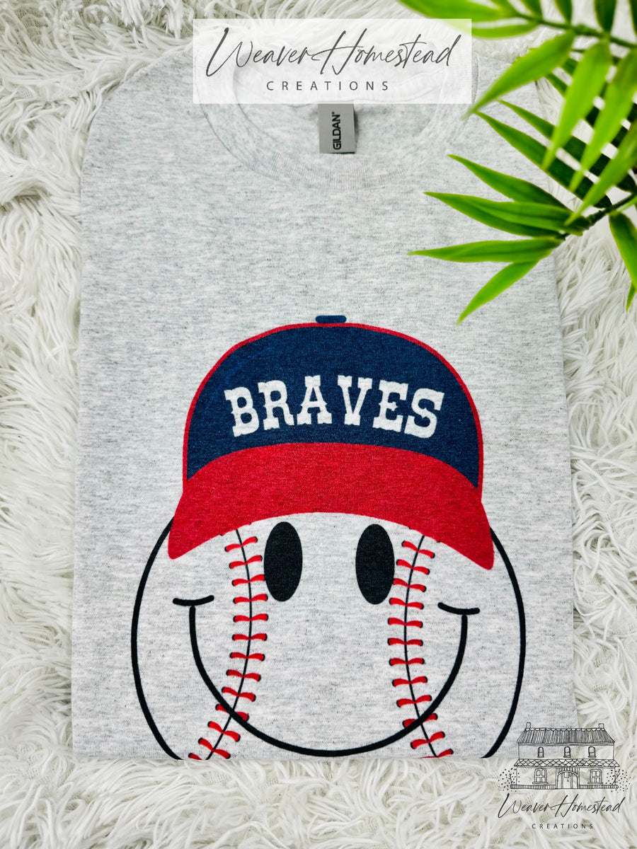 Braves Smiley w/Ball Cap – Weaver Homestead Creations